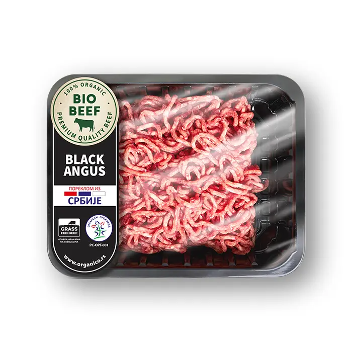 Organsko juneće usitnjeno meso Black Angus 1kg