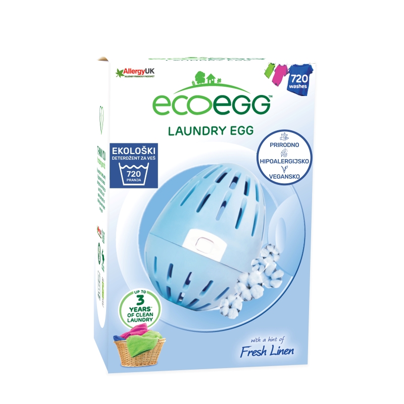 ECOEGG ekološki deterdžent za pranje veša, miris svežine (za 720 pranja)
