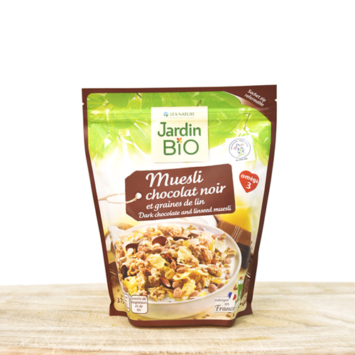 ORGANSKI MUSLI CRNA ČOKOLADA/LAN 375G