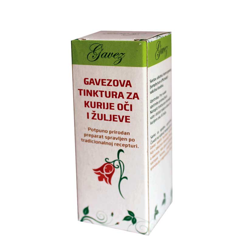 GAVEZOVA TINKTURA ZA KURJE OČI, 50ml