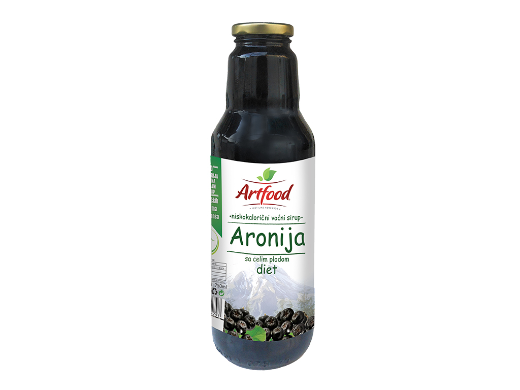 DIJET SIRUP, ARONIJA SA PLODOM, ARTFOOD, 750ml