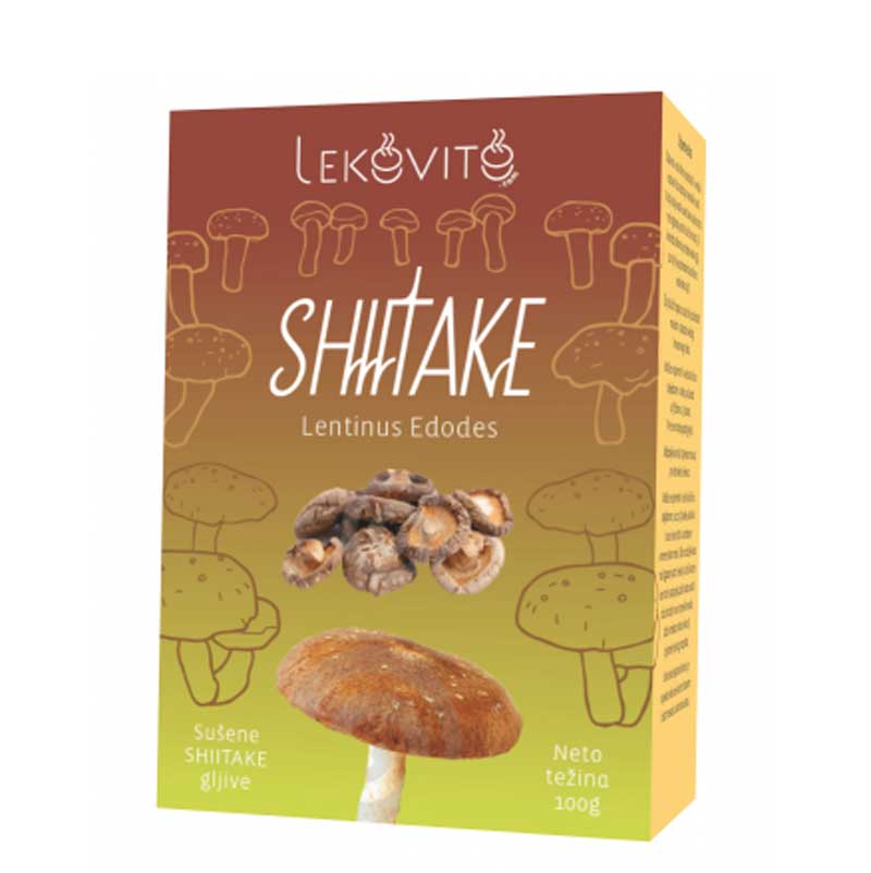 SHIITAKE DEHIDRIRANE, LEKOVITO, 50g