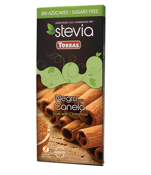 TORRAS TAMNA ČOKOLADA SA CIMETOM I STEVIOM, 125g