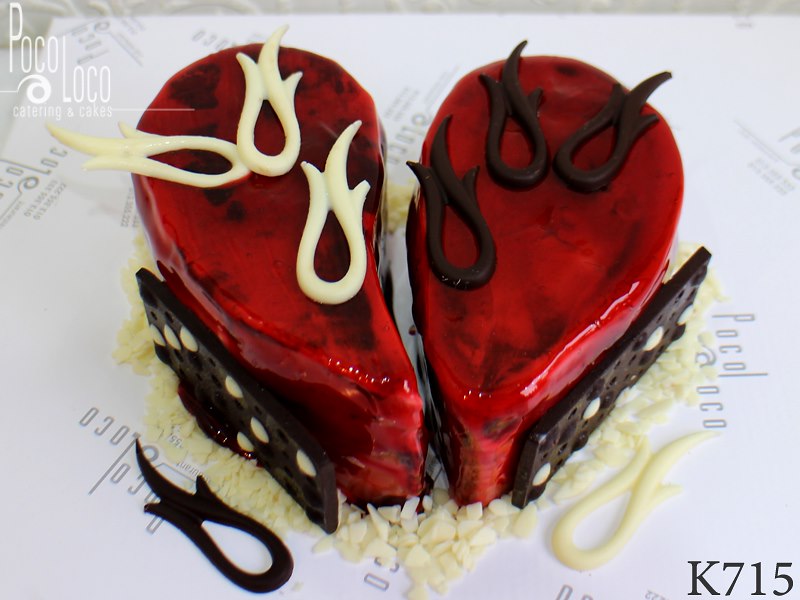 Torta razdvojeno srce K715