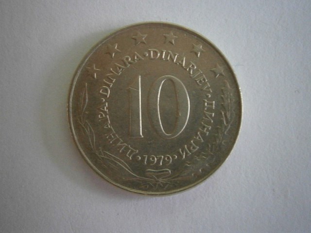 10 DINARA 1979 UNC