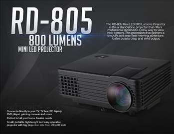 Projektor led HDMI 1080P-800 lumena