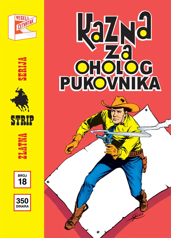 Veseli Četvrtak Zlatna serija 18 - Tex, Kazna za oholog pukovnika (korica C)