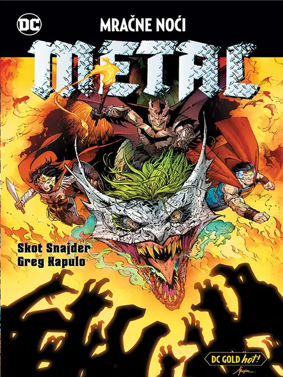 Čarobna knjiga DC Gold Hot 3 Mračne noći – Metal