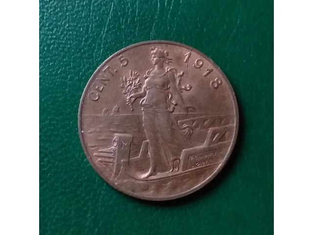 5 CENTESIMI 1918