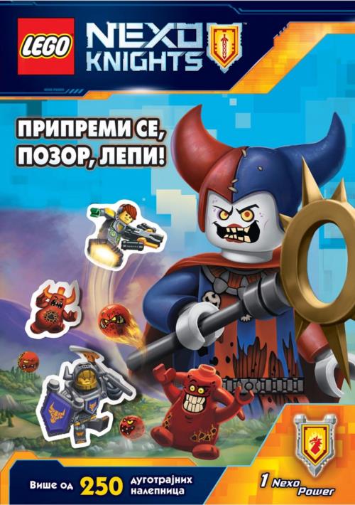 LEGO® NEXO KNIGHTS™ – Pripremi se, pozor, lepi! Više od 250 nalepnica