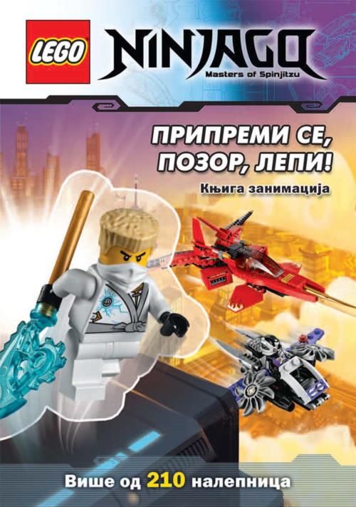 LEGO® NINJAGO® – Pripremi se, pozor, lepi! 213 nalepnica