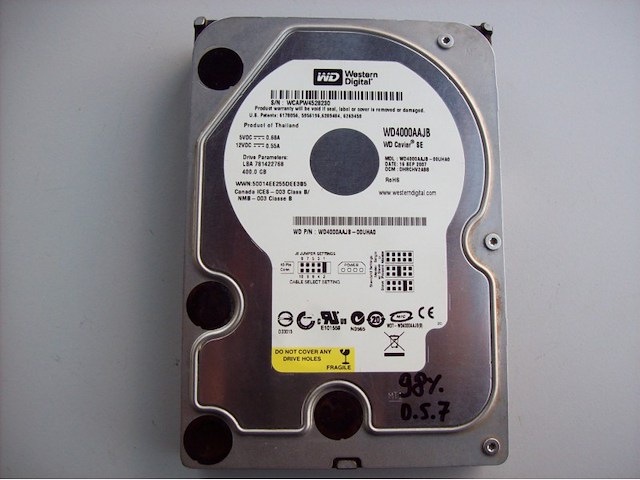 400 Gb WD ata 3.5 inca -  WD4000AAJB - 8mb