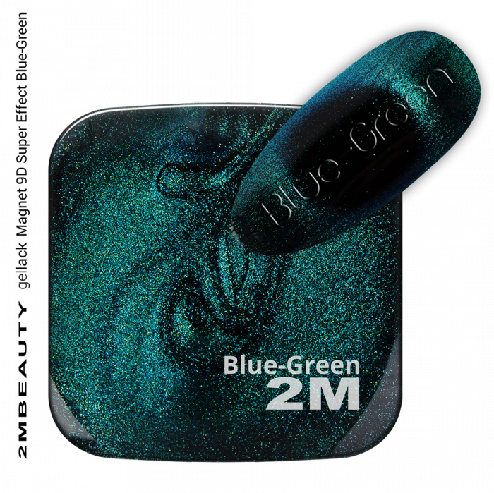 Magnet 9D Super Effect Blue-Green