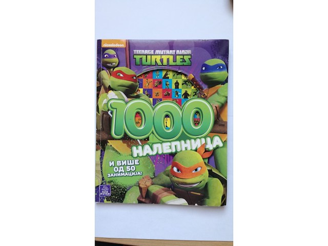 1000 NALEPNICA NINDŽA KORNJAČE - TMNT MOZGALICA