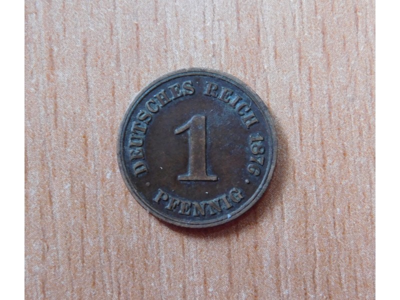 1 pfennig 1876 C