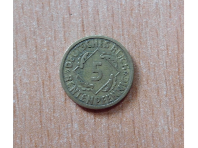 5 renetpfennig 1924 A