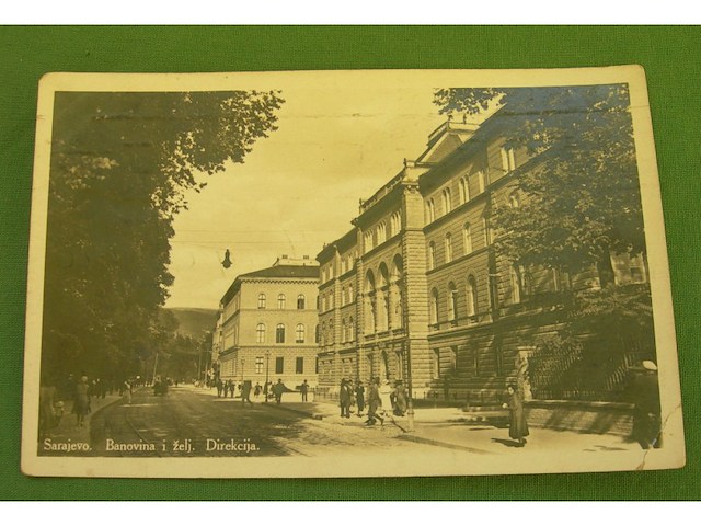 Sarajevo, Banovina i želj. Direkcija, 1934., Kraljevina