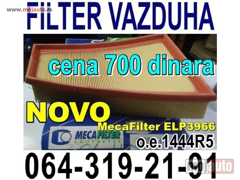 FILTER VAZDUHA NOV 700 din.Pežo 306 Peugeot Citroen Xsara o.e.1444 R5