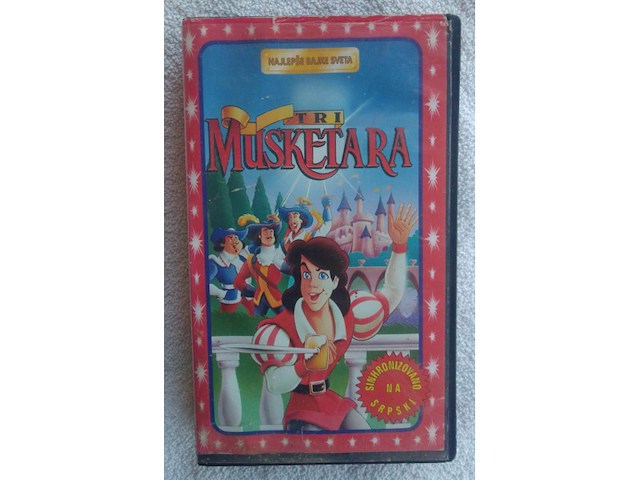 Najlepše bajke - Tri musketara - VHS