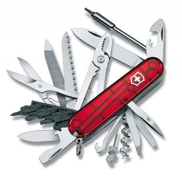 Noz Victorinox 17725T Cyber 34 Red Trans