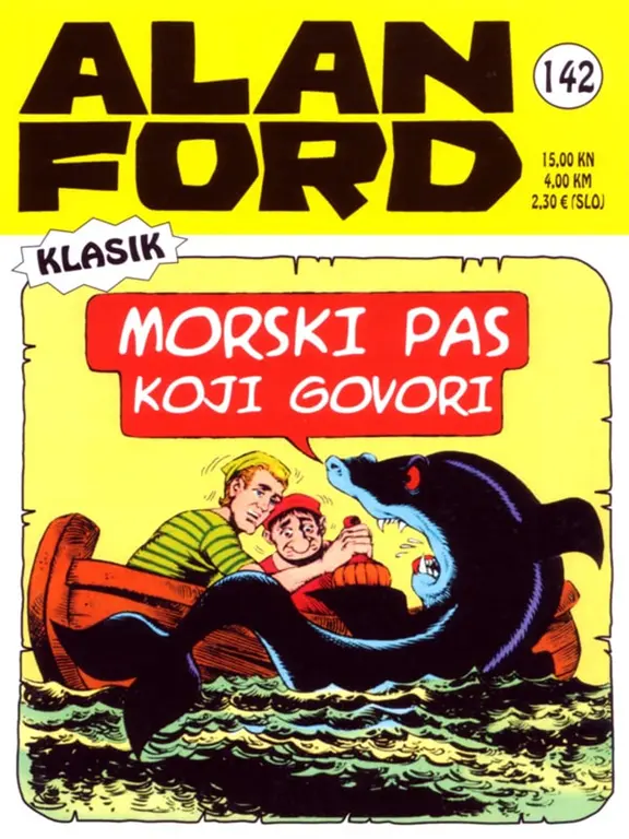 Strip agent Alan Ford 142 - Morski pas koji govori