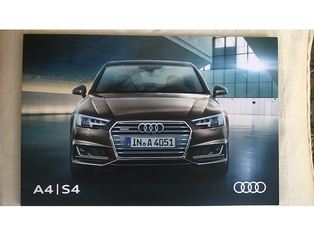 Prospekt Audi A4/S4 april 2017,114 str.,eng.