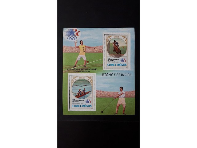 Sport OI 1984. LA - Sao Tome 1983** 1xBl