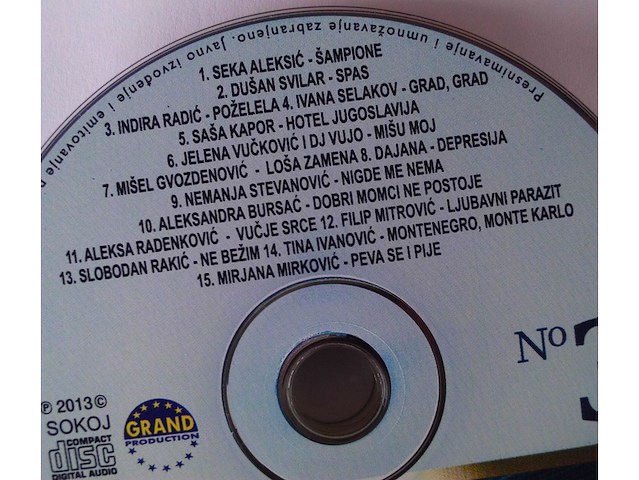 cd Zlatna kolekcija novih pop hitova No.3