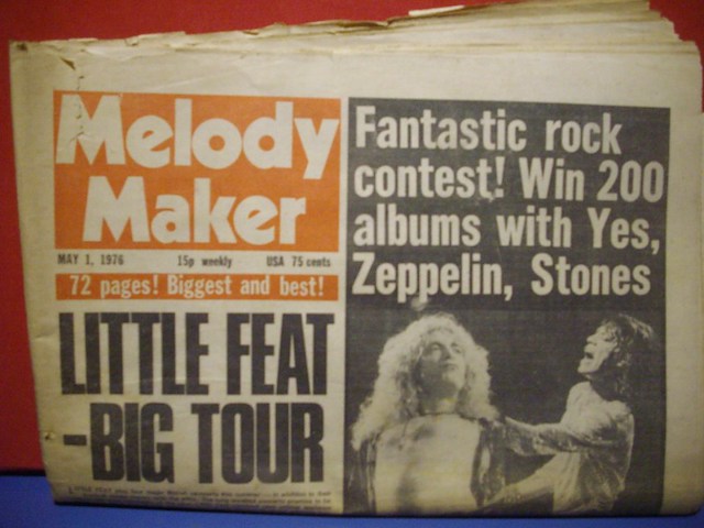 MELODY MAKER, 1. maj 1976.