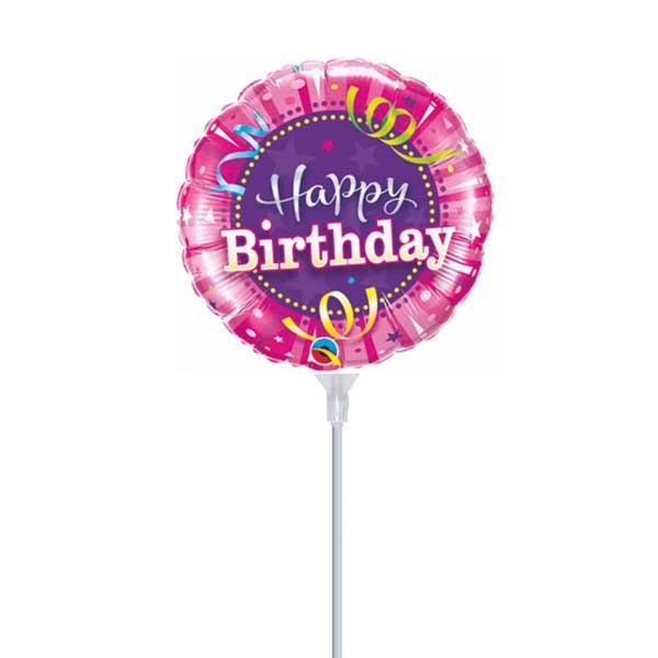 Okrugli Happy Birthday mali balon