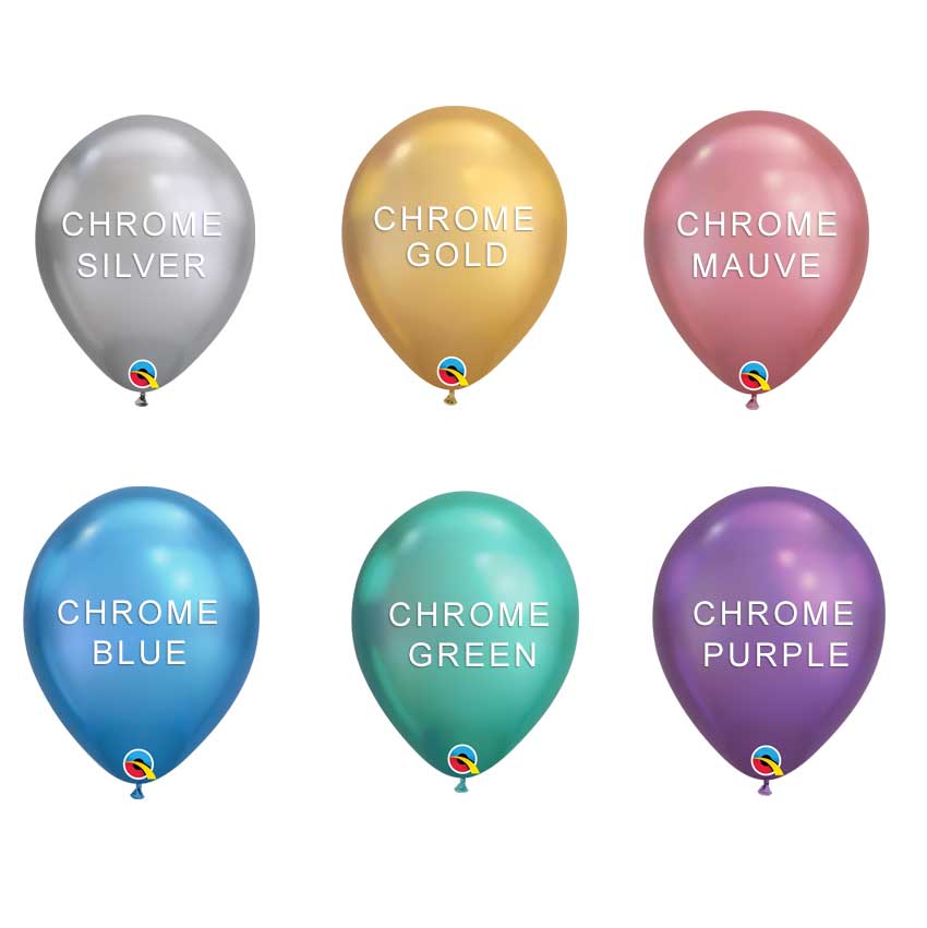 Chrome baloni 28cm