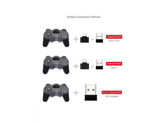 Multifunkcionalni Wireless Gamepad za PC, Android, PS3