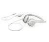 Logitech USB Headset H390, In-line audio controls, USB, white