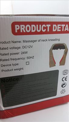 Masažer za vrat ,leđa ramena masazer DC12V masažer
