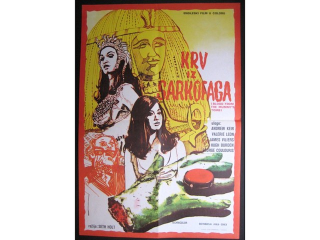 KRV iz SARKOFAGA filmski plakat 1972