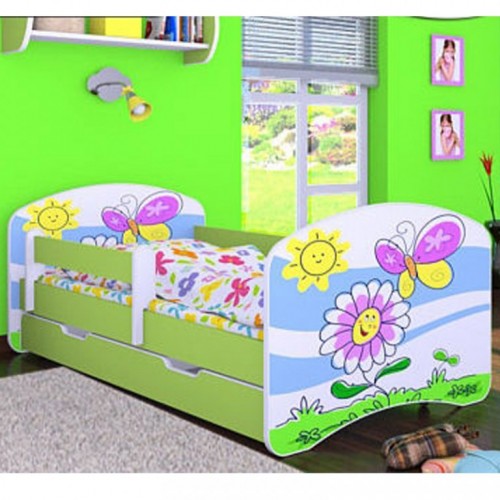 Dečiji krevet Baloo Happy leptirić zeleni 160×80