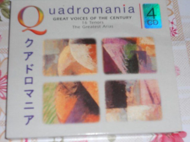 quadromania--4 cd--16 tenors