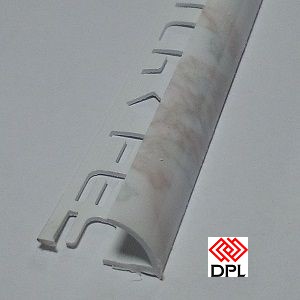 MERMER PVC LAJSNA 10mm (spoljni ugao, bela-krem 71)