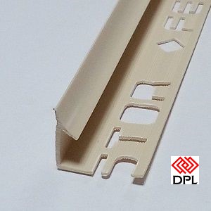 PVC LAJSNA 10mm (unutrasnji ugao, Slonova kost 24)