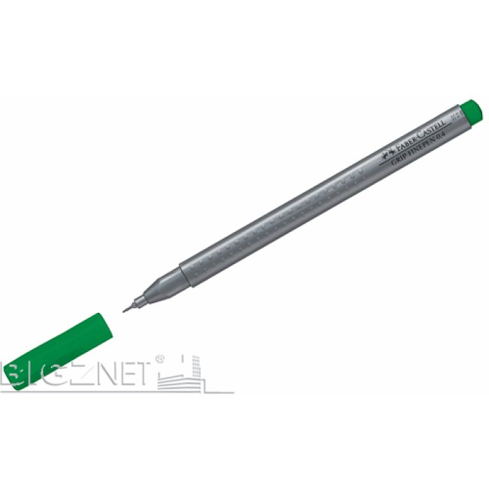 Flomaster lajner Faber-Castell Grip zeleni 151663