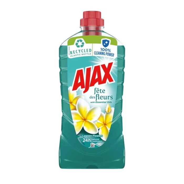 Tečnost za pranje podova Ajax Lagoon Flower Blue 1l