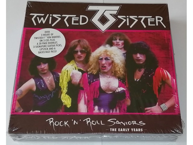 Twisted Sister ‎– Rock `N` Roll Saviors (BOX SET, 3CD)