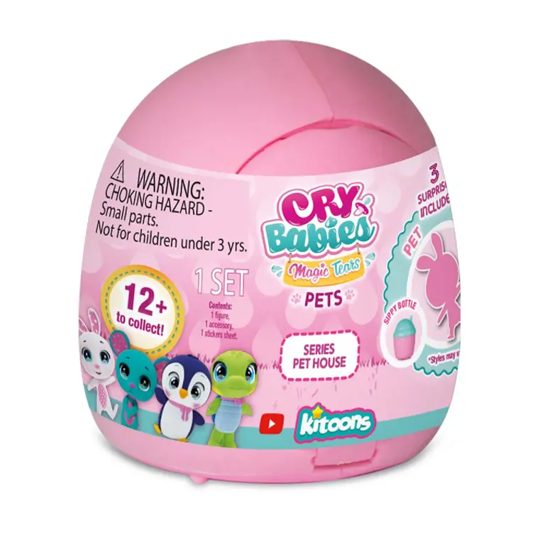 CRYBABIES PETS ASST (IM91085)