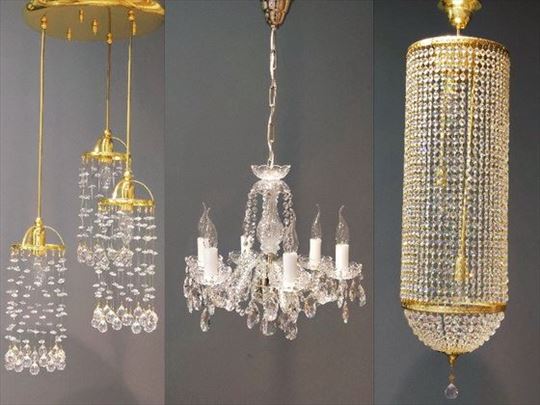 Češki kristalni lusteri i lampe