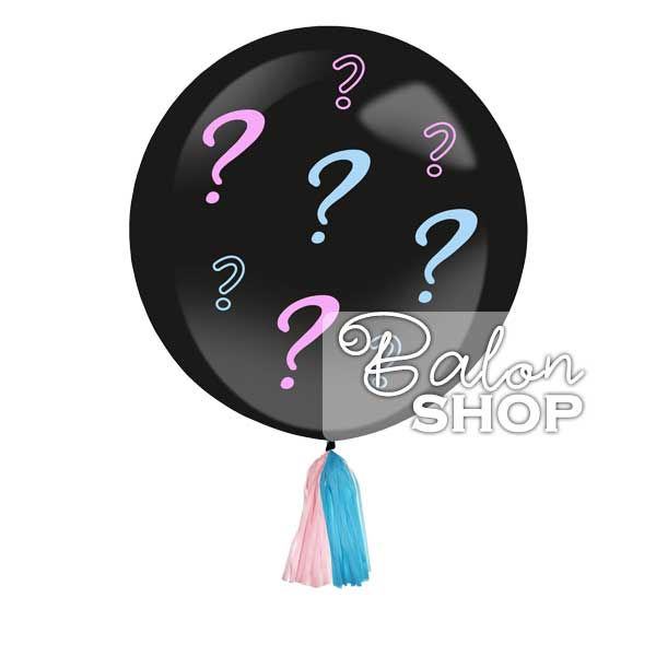 Balon za otkrivanje pola bebe sa konfetama i balonima