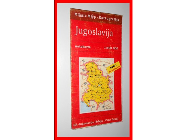 SR Jugoslavija  auto karta