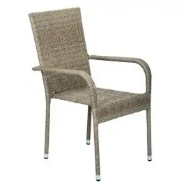 Baštenska stolica siva Majorka