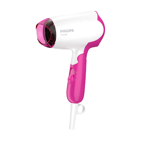 Fen Philips BHD003/00, 1400 W, Pink / bela