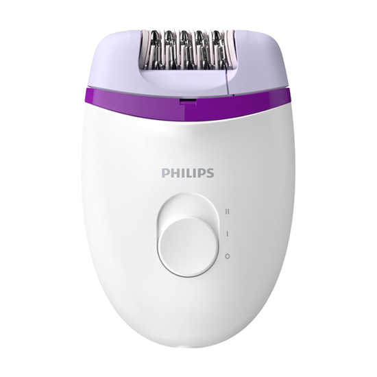 Epilator Philips BRE 225, Bela / ljubičasta