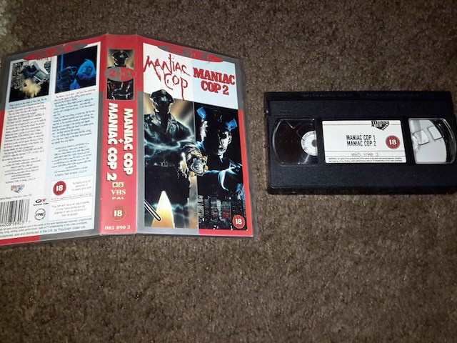 Maniac cop + Maniac cop 2 VHS